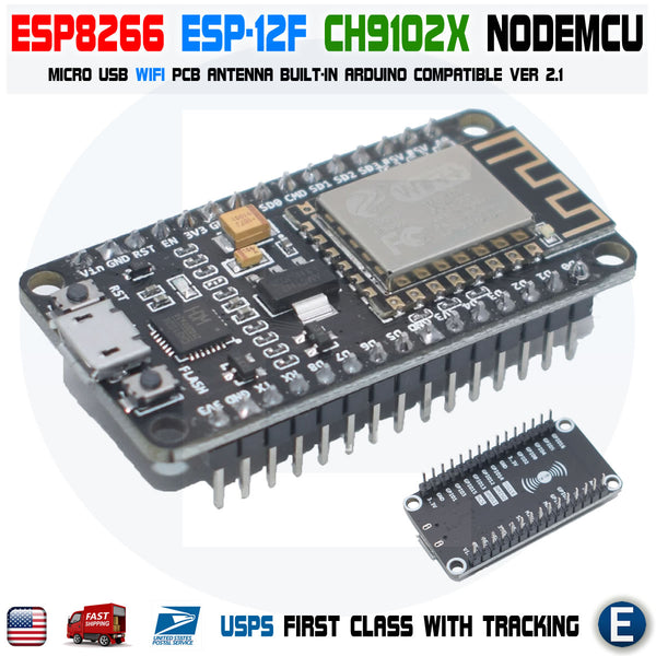 ESP8266 NodeMcu V2.1 CH9102X Lua WIFI Wireless ESP-12F Development Boa – eElectronicParts