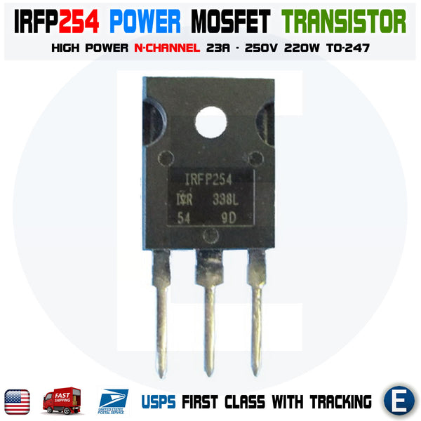 IRFP254 N-Channel MOSFET HEXFET Power Transistor TO-247 250V 23A 220W – eElectronicParts