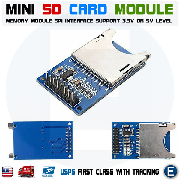 Mini SD Card Module Slot Socket Reader For Arduino ARM MCU Read And Wr – eElectronicParts