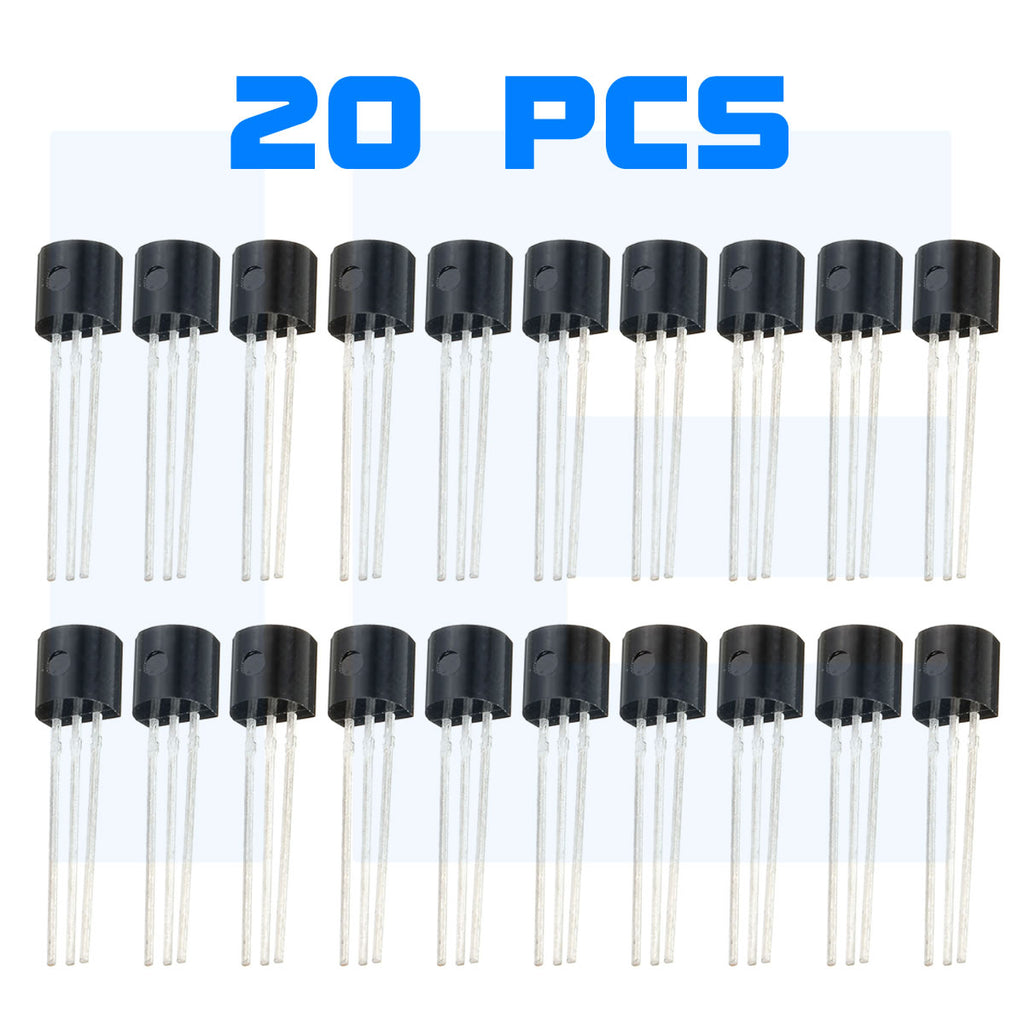 100pcs BC337 BC337-25 NPN Transistor TO-92 Bipolar Amplifier 0 5a