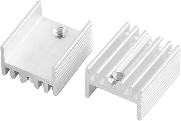 10pcs Aluminum Heatsink for Transistor or Voltage Regulator TO-220 16x ...