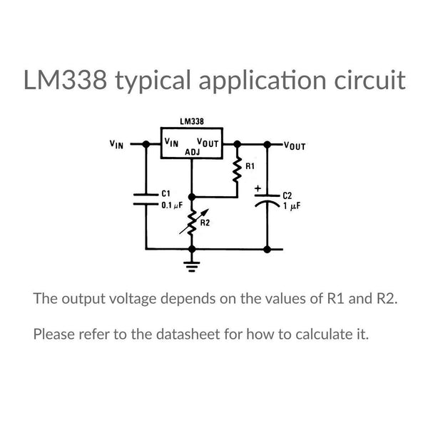 5pcs LM338T LM338 Adjustable Regulator 5A 1.2V To 32V TO-220 LM317 rep ...