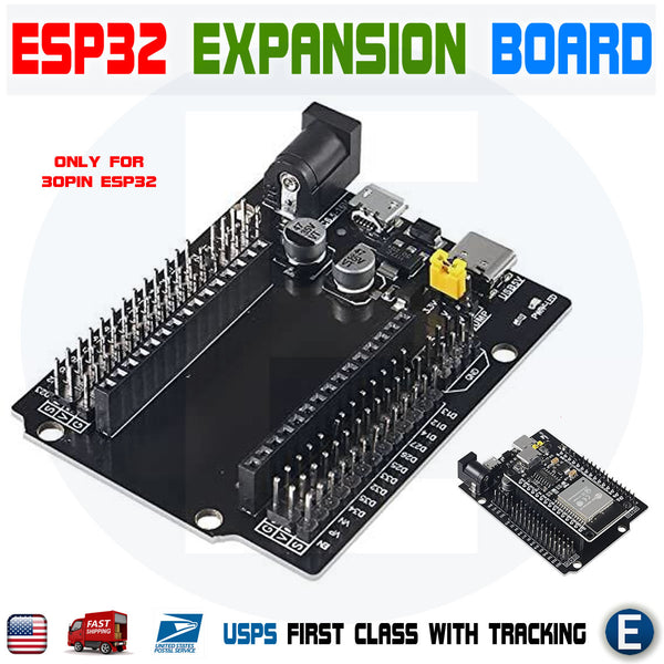 ESP32-DevKitC-32 ESP-WROOM-32 Expansion Board Adapter For 30P Type-C ...