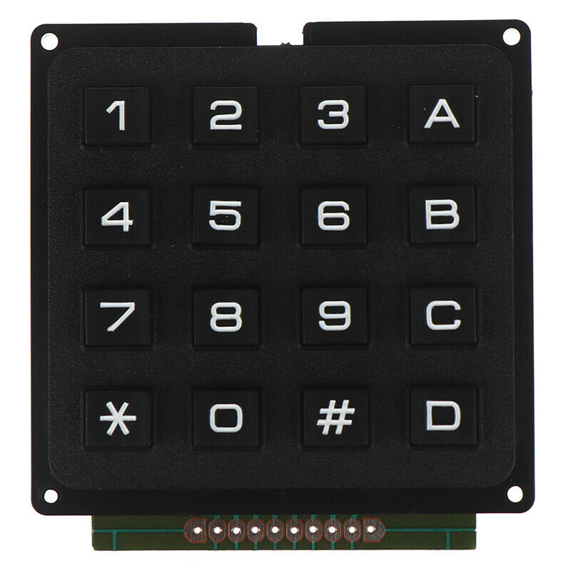 4x4 Matrix Array 16 Keys Switch Keypad Keyboard Module For Mcu Arduino Eelectronicparts
