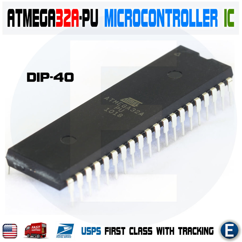 Atmega32 Atmega32a Pu Microcontroller Avr Mcu 32k Flash 16mhz Dip 40 A Eelectronicparts