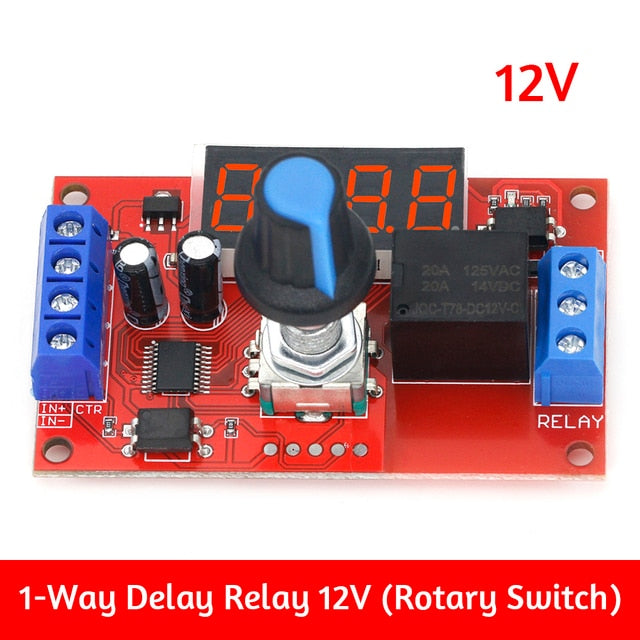 12v Delay Timer TB410 DC 12V Touch Sensor Switch 0-130s Controller ...